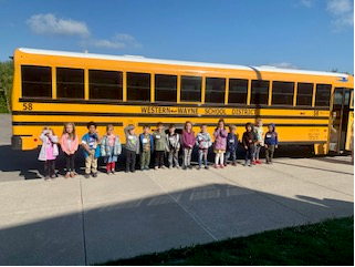 Pre-Kindergarten students at EverGreen participated in bus safety ...
