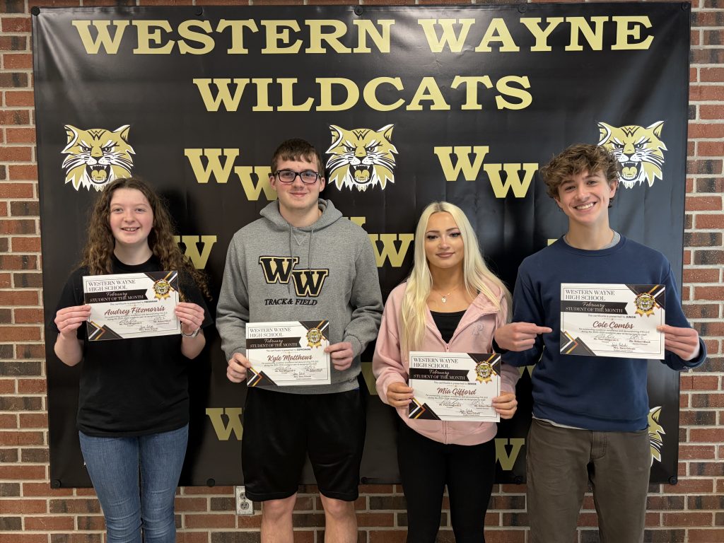 High School February Students of the Month | Western Wayne School ...